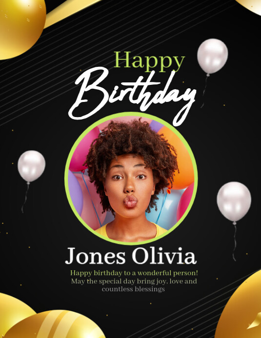 Copy of Happy Birthday Flyer design | PosterMyWall