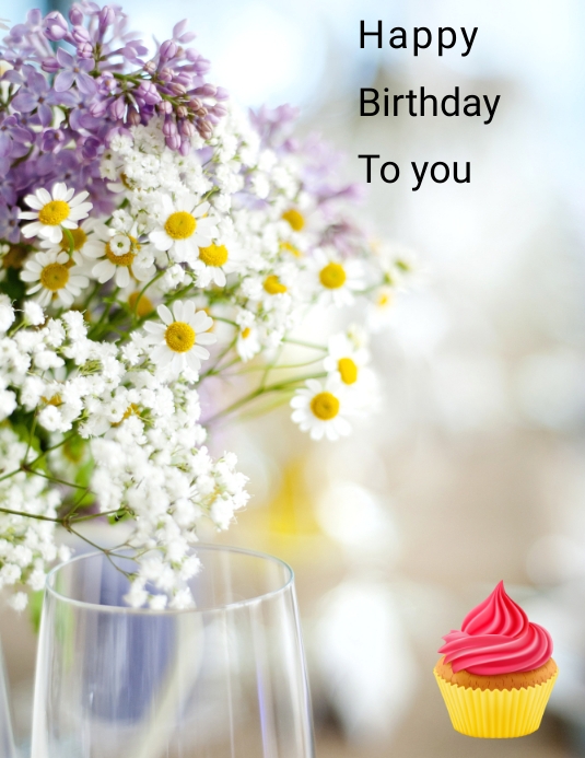 Happy birthday Flyers Template | PosterMyWall