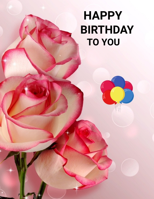 Happy birthday Flyers Template | PosterMyWall