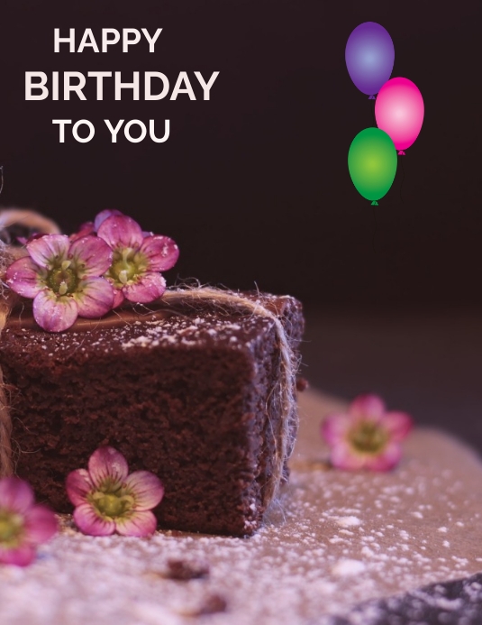 Happy birthday Flyers Template | PosterMyWall