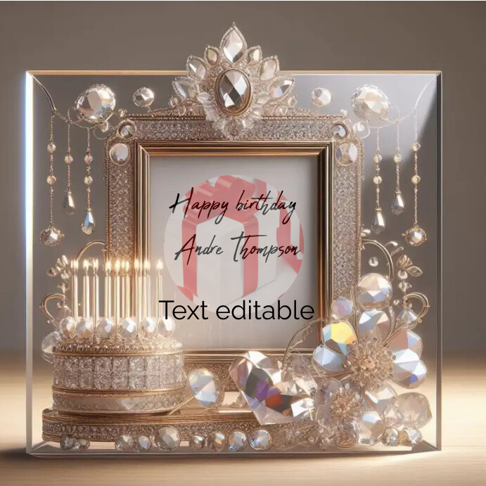 Copy of Happy Birthday frame | PosterMyWall