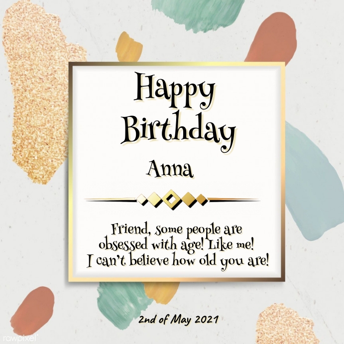 Happy Birthday Friend Template | PosterMyWall