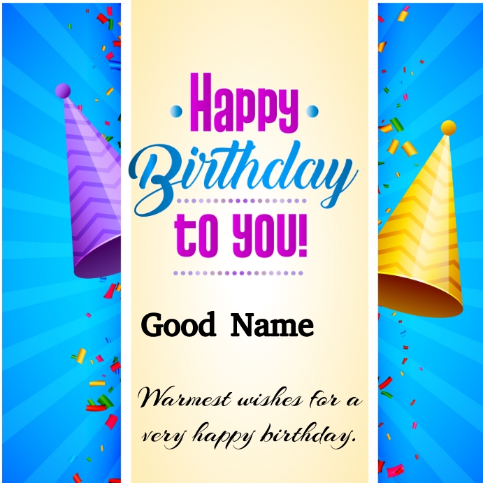 happy birthday friend Template | PosterMyWall