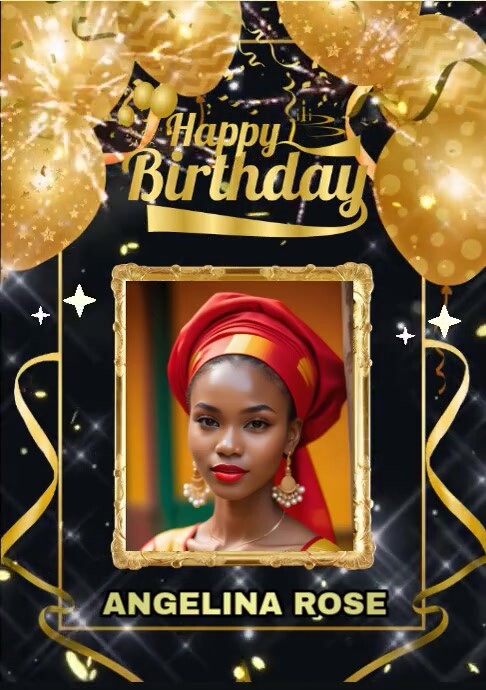 Plantilla de happy birthday greeting card | PosterMyWall