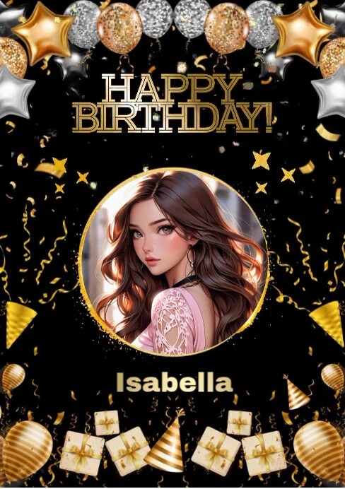 happy birthday greeting card Template | PosterMyWall