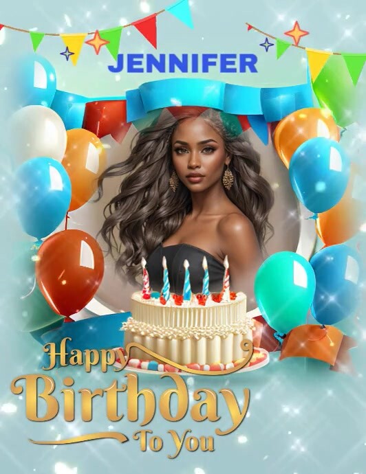 Plantilla de happy birthday greeting card | PosterMyWall