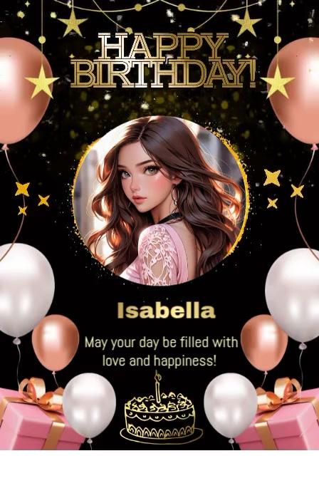 happy birthday greeting card Template | PosterMyWall