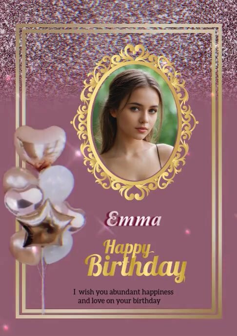 happy birthday greeting card Template | PosterMyWall