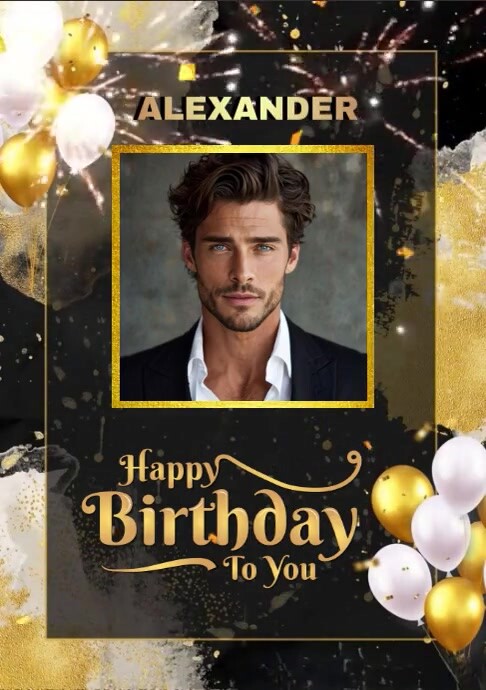 Plantilla de happy birthday greeting card | PosterMyWall