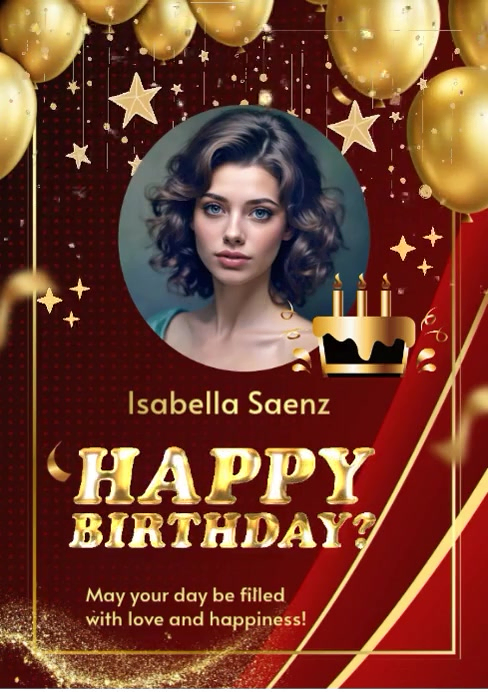 happy birthday greeting card Template | PosterMyWall