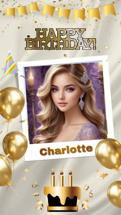 Plantilla de happy birthday greeting card | PosterMyWall