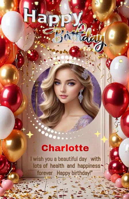 Copy of happy birthday greeting card | PosterMyWall