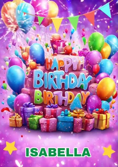 happy birthday greeting card Template | PosterMyWall