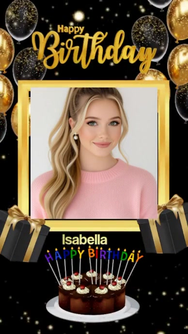 happy birthday greeting card Template | PosterMyWall