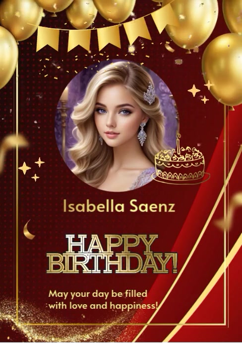 happy birthday greeting card Template | PosterMyWall