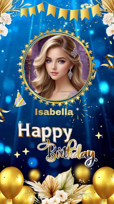 Plantilla de happy birthday greeting card | PosterMyWall