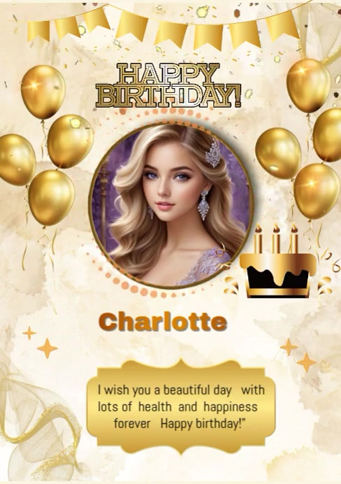 happy birthday greeting card Template | PosterMyWall