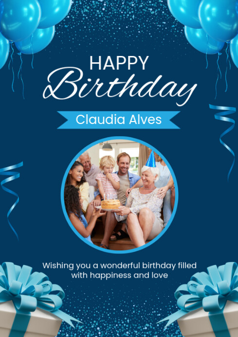 Happy Birthday greeting Template | PosterMyWall