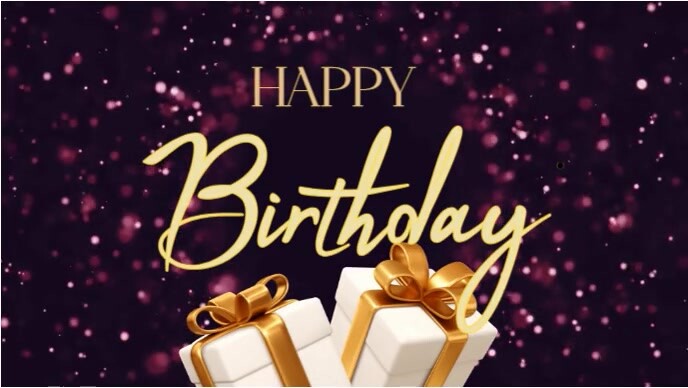 Happy Birthday Greeting Video Birthday Video Template | PosterMyWall