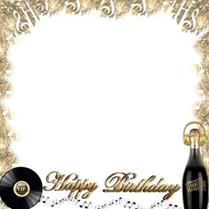 Happy Birthday Instagram Overlay (DIGITAL DOW Template | PosterMyWall