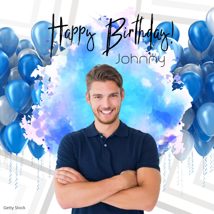 happy birthday Instagram post (3) Template | PosterMyWall
