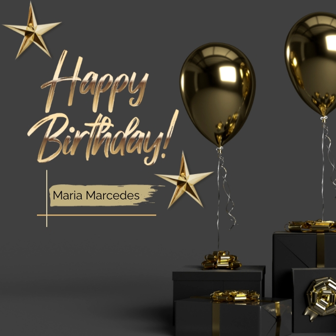 Happy Birthday Instagram Post Card Template | PosterMyWall