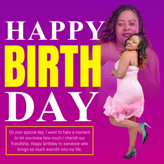 Copy of Happy Birthday Instagram Post | PosterMyWall