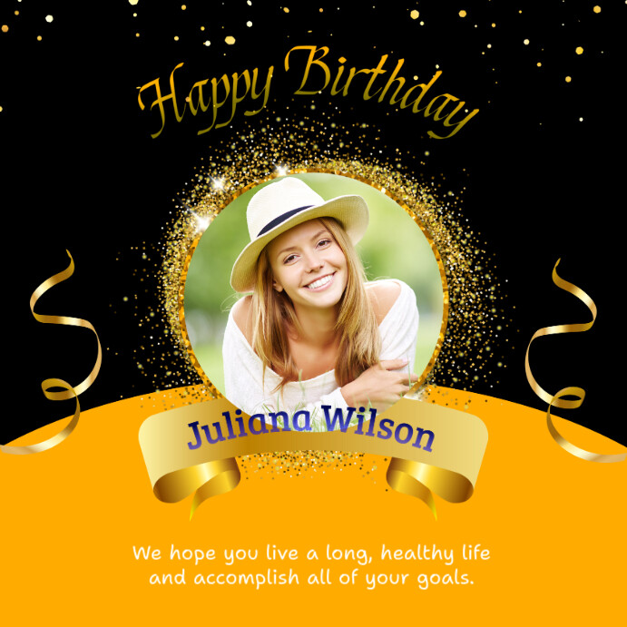 Happy birthday instagram post Template | PosterMyWall