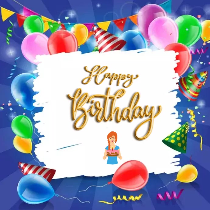 Happy birthday instagram post Template | PosterMyWall