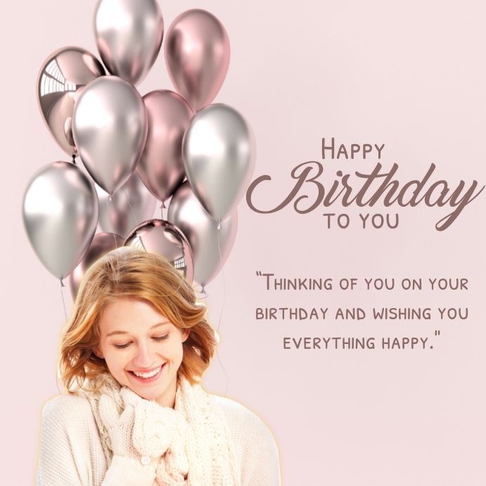 happy birthday instagram post Template | PosterMyWall