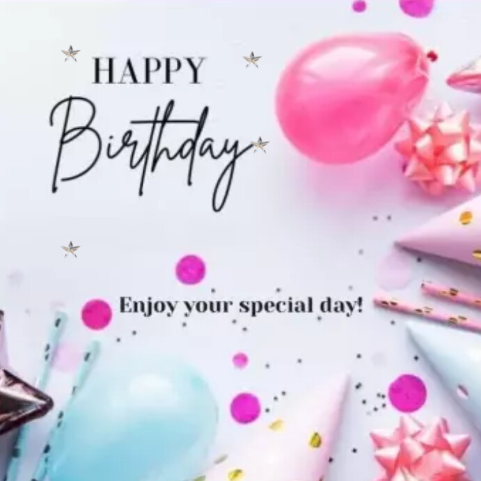 Happy birthday Instagram post Template | PosterMyWall