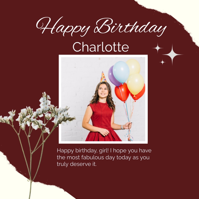 Happy birthday instagram post Template | PosterMyWall