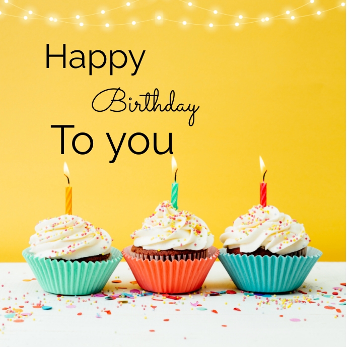 Happy birthday Instagram post Template | PosterMyWall