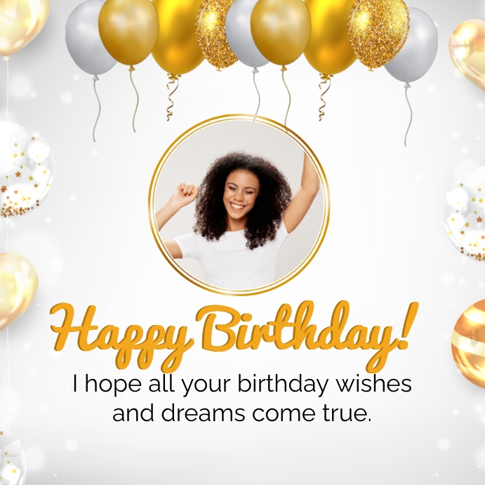 Happy Birthday Instagram Post Template | PosterMyWall