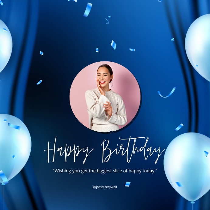 Happy Birthday Instagram post Template | PosterMyWall