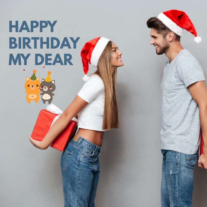 happy birthday instagram post Template | PosterMyWall