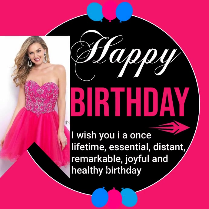 happy birthday Instagram post Template | PosterMyWall
