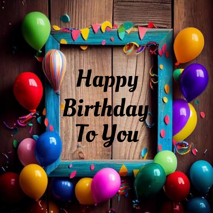 Copy of Happy birthday Instagram post | PosterMyWall