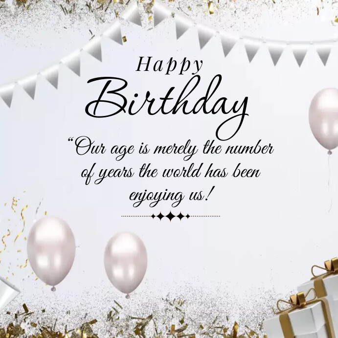 Happy Birthday Instagram post Template | PosterMyWall