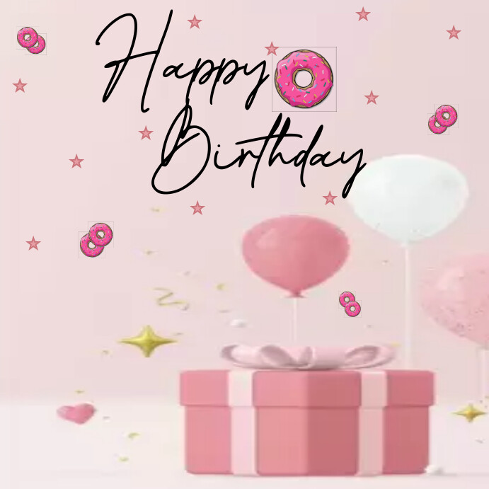happy birthday instagram post Template | PosterMyWall