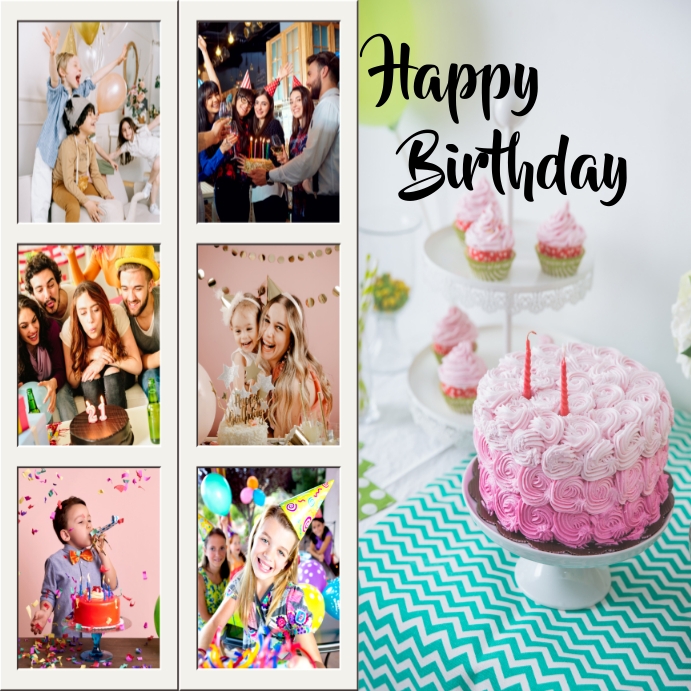 Happy birthday Instagram post Template | PosterMyWall