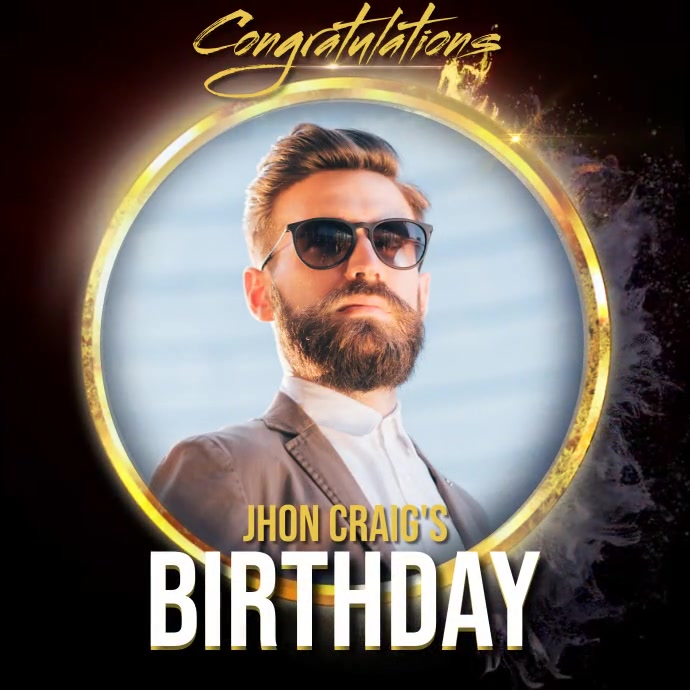 HAPPY BIRTHDAY INSTAGRAM POST TEMPLATE | PosterMyWall