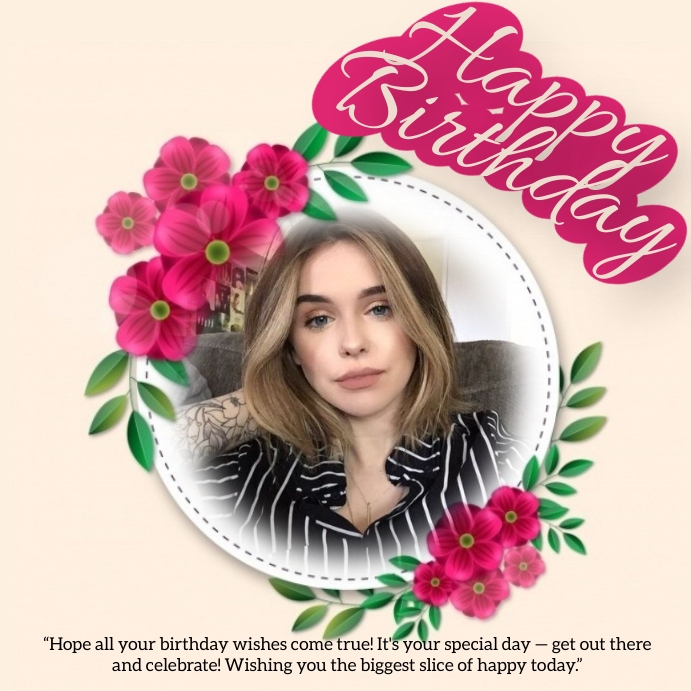 HAPPY BIRTHDAY INSTAGRAM POST TEMPLATE PosterMyWall happy-birthday-instagram-post-template-postermywall