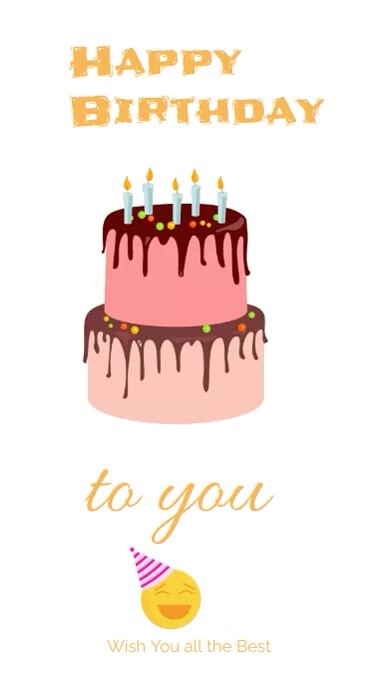 Happy Birthday Instagram reel Template | PosterMyWall