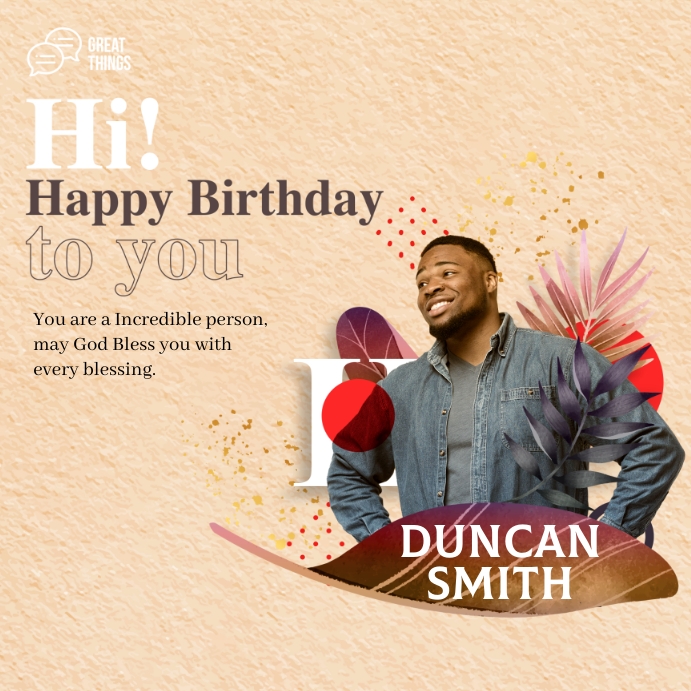 Happy Birthday Instagram status Template | PosterMyWall