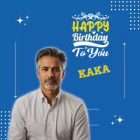 Happy Birthday Kaka Greeting Flyer Poster Tem Template | PosterMyWall