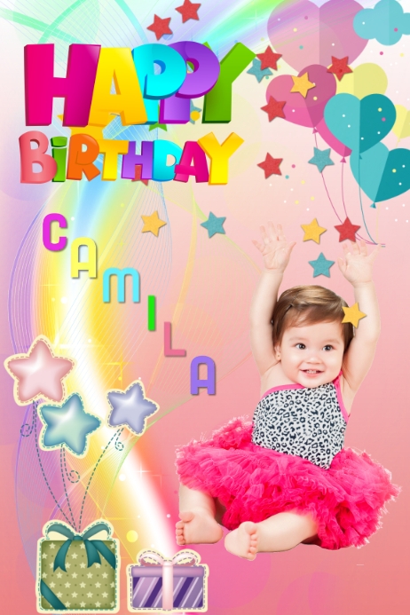 HAPPY BIRTHDAY KIDS Template | PosterMyWall