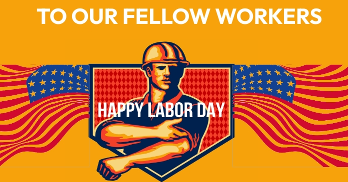 Plantilla de Happy birthday labor day | PosterMyWall