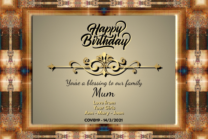 Happy Birthday Mum Template | PosterMyWall