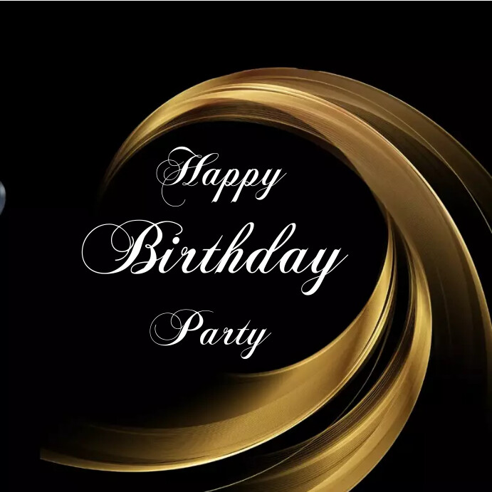 Happy birthday party Template | PosterMyWall